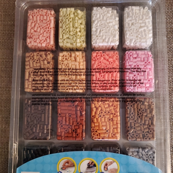 Perler | Toys | Perler Beads Neutral Colors Tray And Accessories Bundle ...